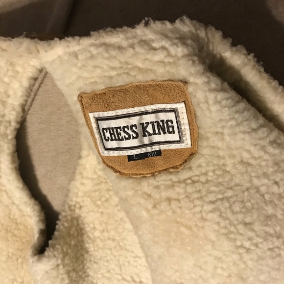 Chess King | Jackets & Coats | Vintage Chess King Suede Leather Vest ...